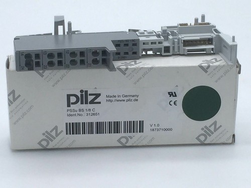 Pilz PSSu BP 1/8C 312651 Terminal Base Module for I/O Modules & Power ...