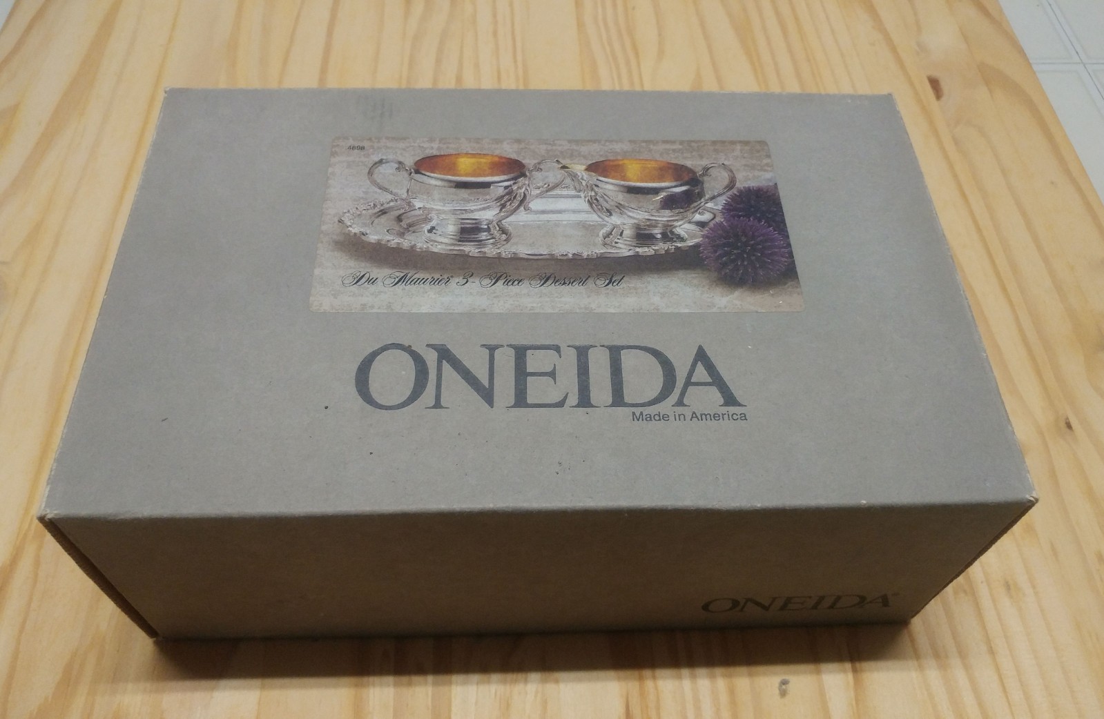 Oneida Du Maurier Silverplate Three-Piece Dessert Set | eBay