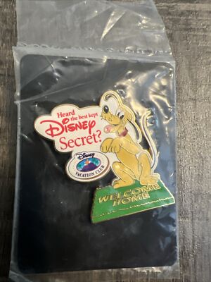 Disney Pin 49341 Pluto Best Kept Disney Secret Welcome Home Vacation ...