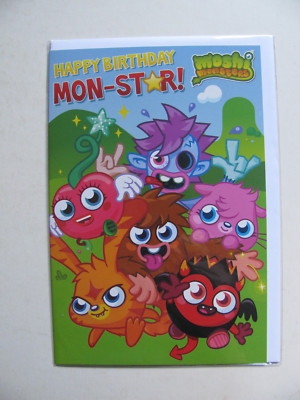 Moshi Monsters Birthday Cards Characters Happy All Ages Mind Candy ...
