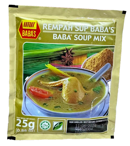 Babas Herbs & Spices Soup Mix /Rempah Sup Babas 25g x 5 Packs | eBay