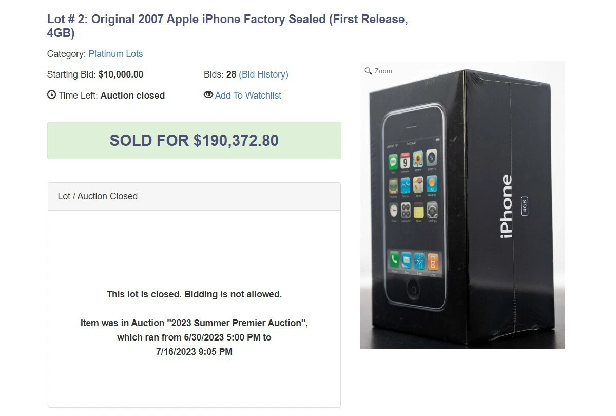 Apple First Mobile Phone