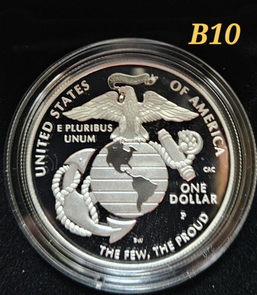 2025 US Mint Marine Corps 250th Anniversary Prood Silver Dollar | eBay