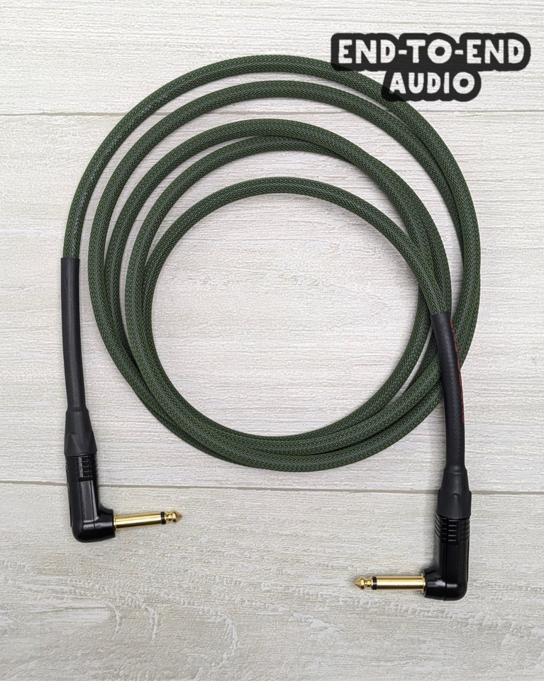 MOGAMI W2524 Guitar Instrument Cable | NEUTRIK 1/4" Plugs | Nickel Gold ...