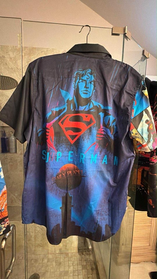 Robert Graham Men's Short Sleeve Button-Up Superman Limited Edtion | eBay