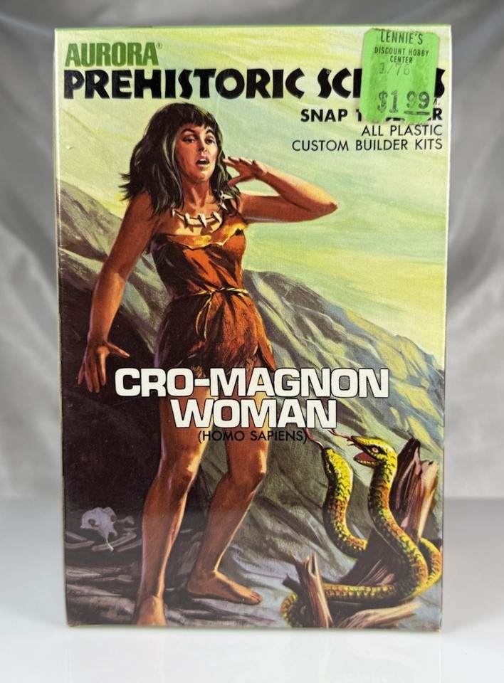 1971 Cro-Magnon Woman Sealed Aurora Prehistoric Scenes. 1st Edition. VERY RARE! | eBay