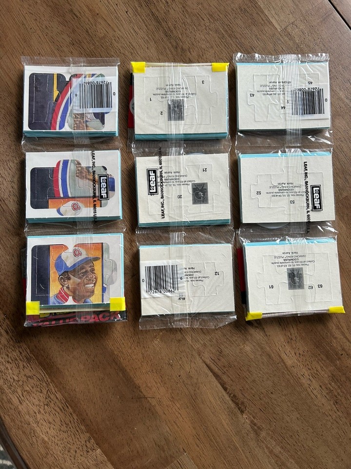 3- 1986 Donruss BB Rack Packs Possible Canseco, Mcgriff RC. 45 Cards ...