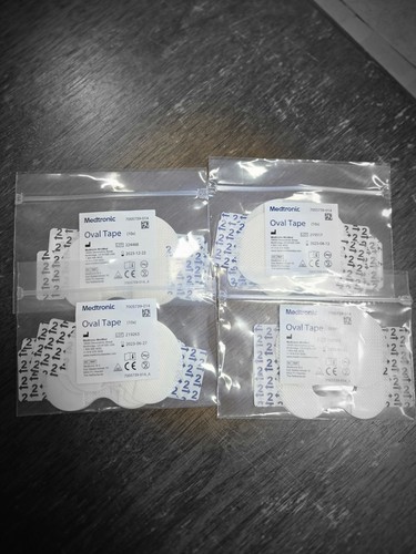 Medtronic Guardian Waterproof Oval OverTape Clear Tape 4 packages of 10 ...