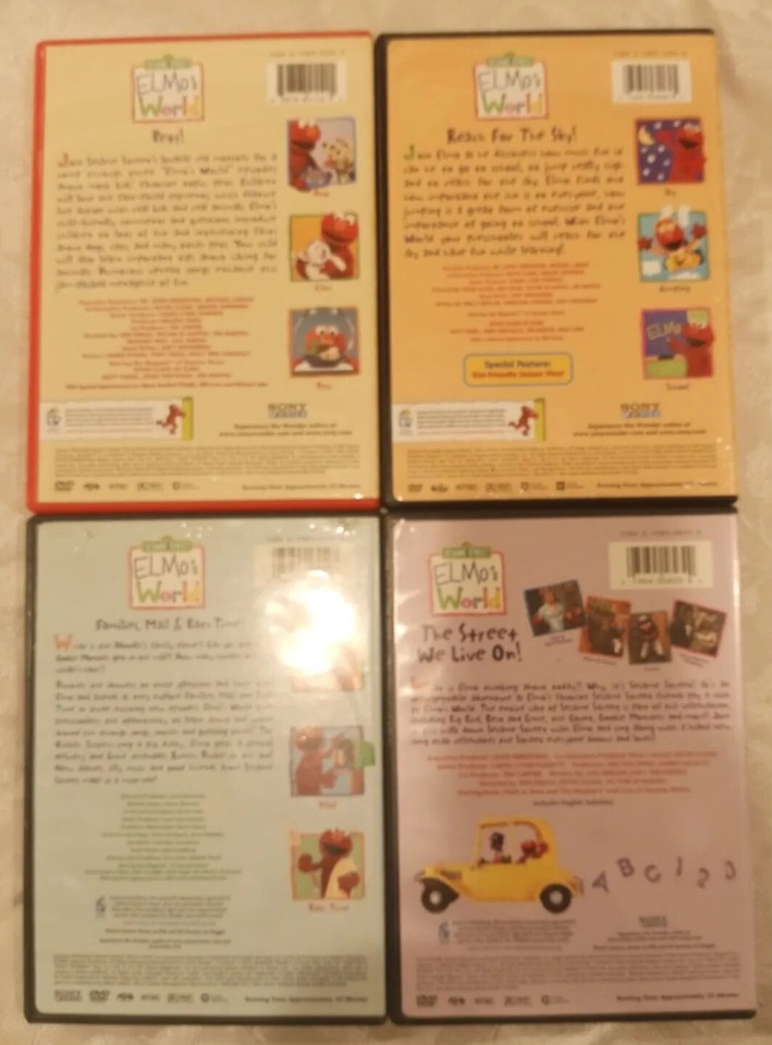 Elmo's World DVD Lot | eBay