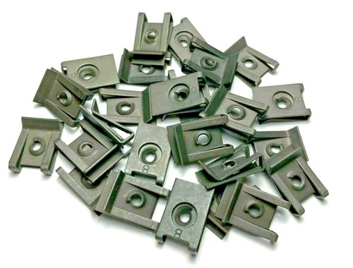 #8 U-Nut Clips .020 -.150 Panel Range 3/8 Center Of Hole To Edge (Qty ...