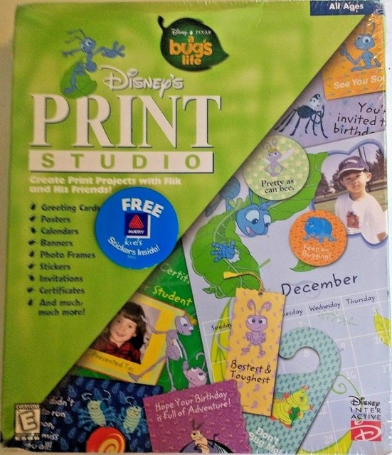 Disney/Pixar s Print Studio A Bug's Life for sale online | eBay