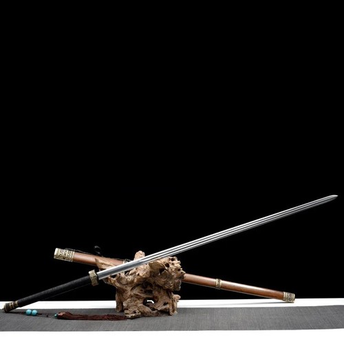 Double Edged Long Handled Bladed Thin Sword Chinese Jian Weapon ...