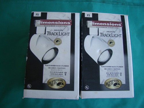 Hampton Bay Demensions Designer Lighting Halogen Track Light F5 (2 Box ...