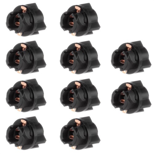 10x T5 Twist Lock Socket Instrument Panel Cluster Dash Light Bulb 58 70 ...
