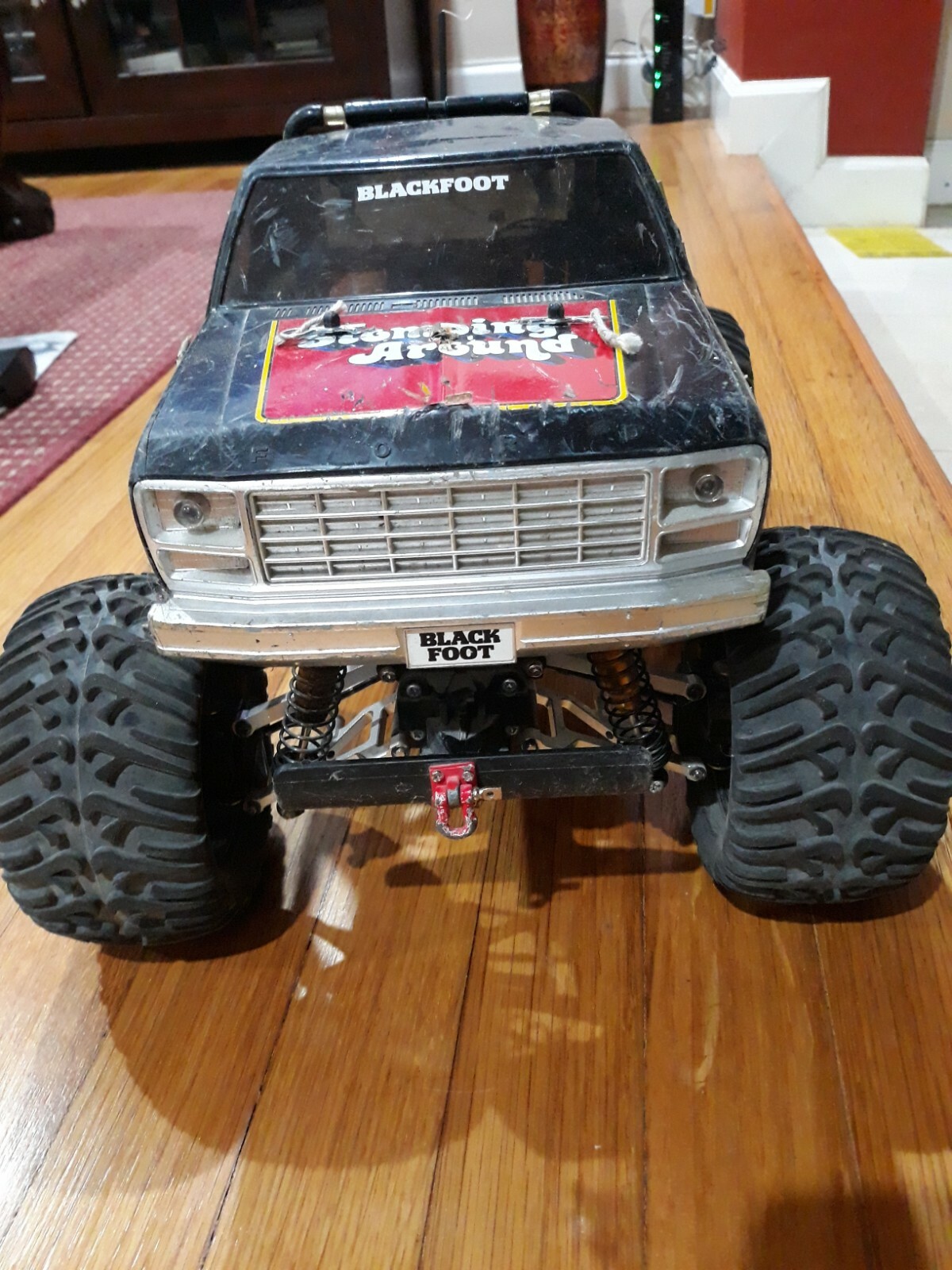 Tamiya Wild Dagger Rc Truck With Blackfoot Body | eBay