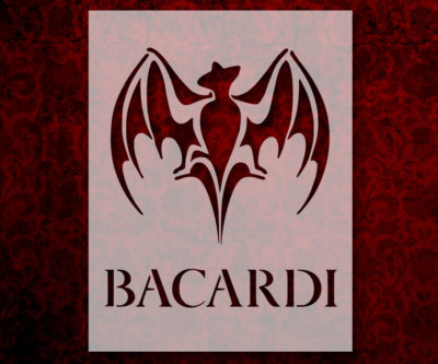 Bacardi Rum 8.5" x 11" Custom Stencil FAST FREE SHIPPING (649) | eBay