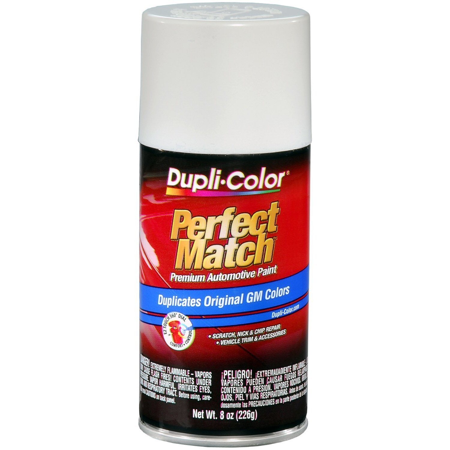 Duplicolor BGM0338 WA8554 For GM Code 40 White 8 oz. Aerosol Spray ...