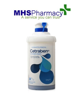CETRABEN EMOLLIENT CREAM 500g PUMP DISPENSER FAST DEL 5030451003454 ...