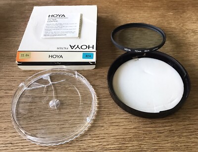 Hoya 72mm 82A Colour Conversion Filter, Boxed Excellent Cond. (Case Is ...