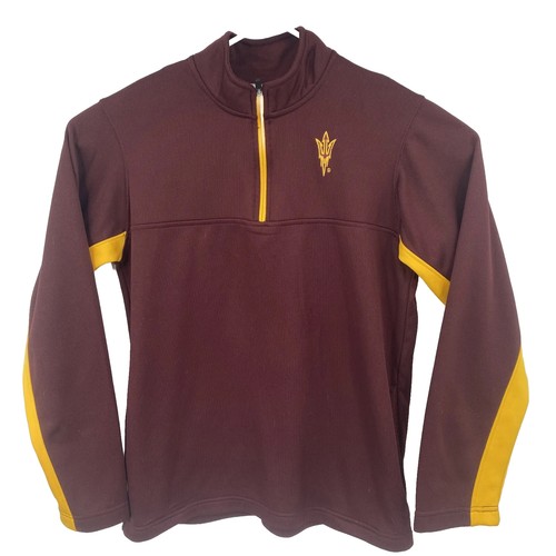 Arizona State Sun Devils ASU 1/4 Zip Pullover Mens Sz M | eBay
