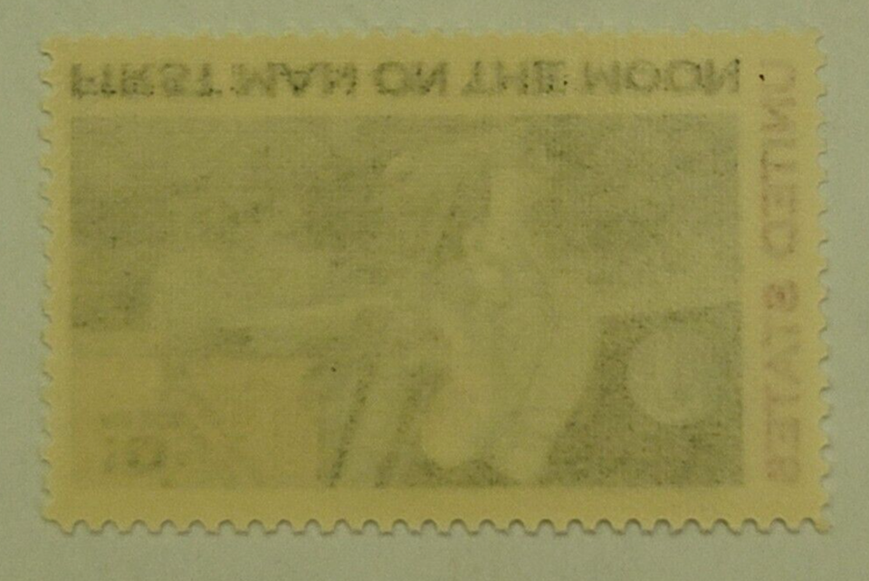 U.S. Postage ~ First Man On The Moon/UNITED STATES ~ 10¢ Used Stamp ~c ...