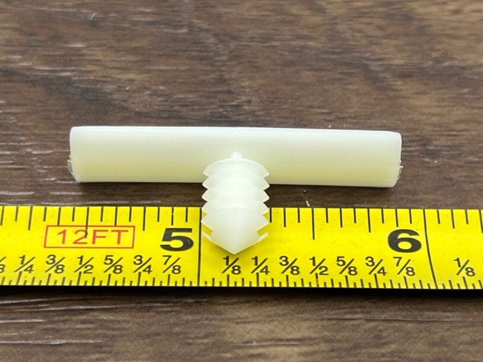 25 pcs push in white nylon wiring harness strap retainer wire clips ...