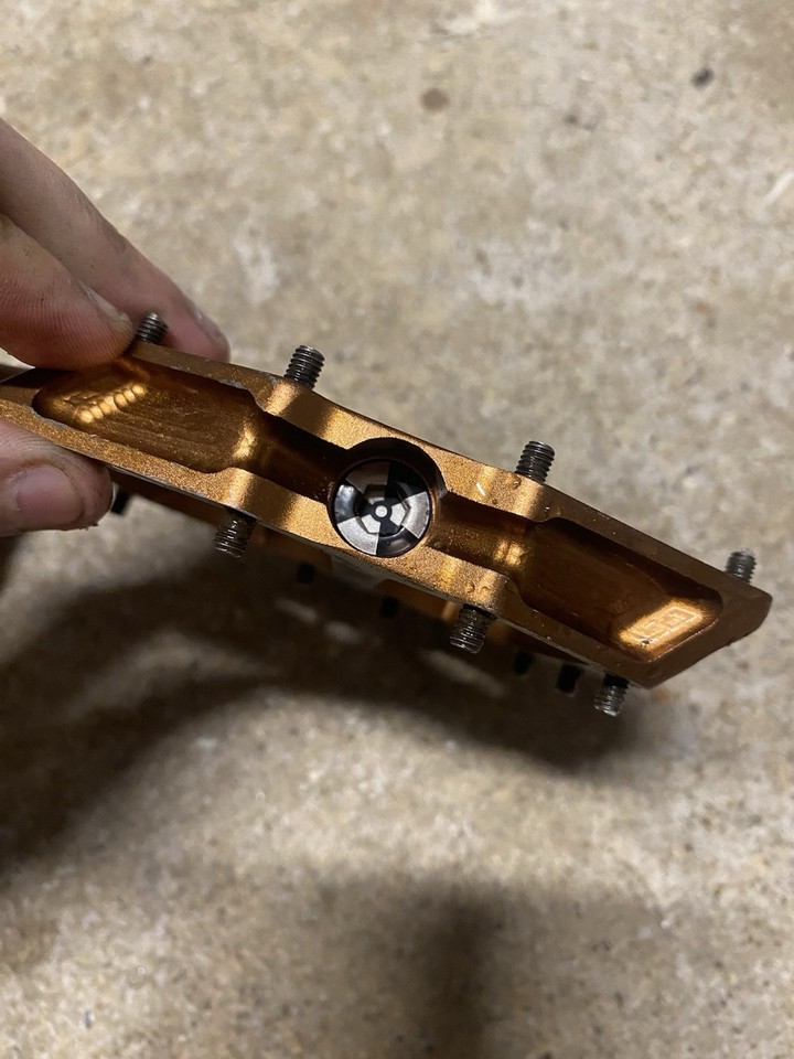 Nukeproof Horizon Pro Sam Hill DH Flat Pedals - Bronze RRP140 | eBay UK