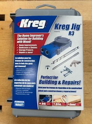 Kreg Jig R3 Pocket Hole System New 758710427289| eBay
