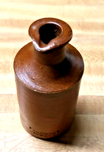 ANTIQUE ENGLISH POTTERY INK BOTTLE STEPHENS LONDON CIRCA. 1880 POUR ...