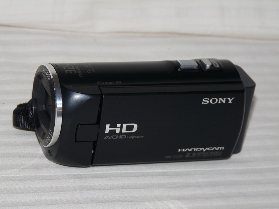 Sony Handycam HDR-CX220 HD Digital Camcorder w 16GB SD Card TESTED ...