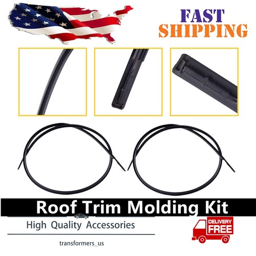 2Pcs For Toyota Camry 75556-06030 75555-06030 Roof Drip Molding Trim ...