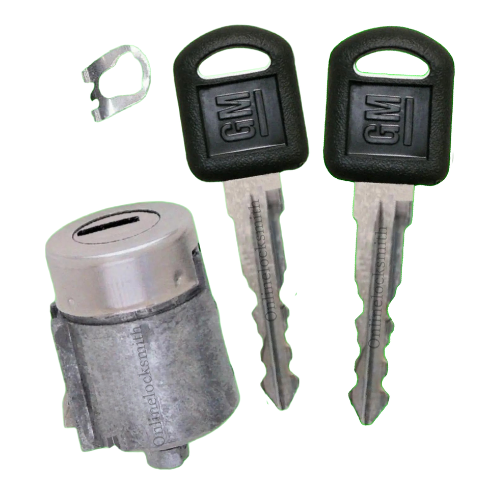 New OEM Door Lock Cylinder With 2 Logo keys For GM Vehicles 702673 ...