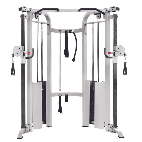 XMark Xm-7626-white Functional Trainer Cable Machine With Dual 200 LB ...