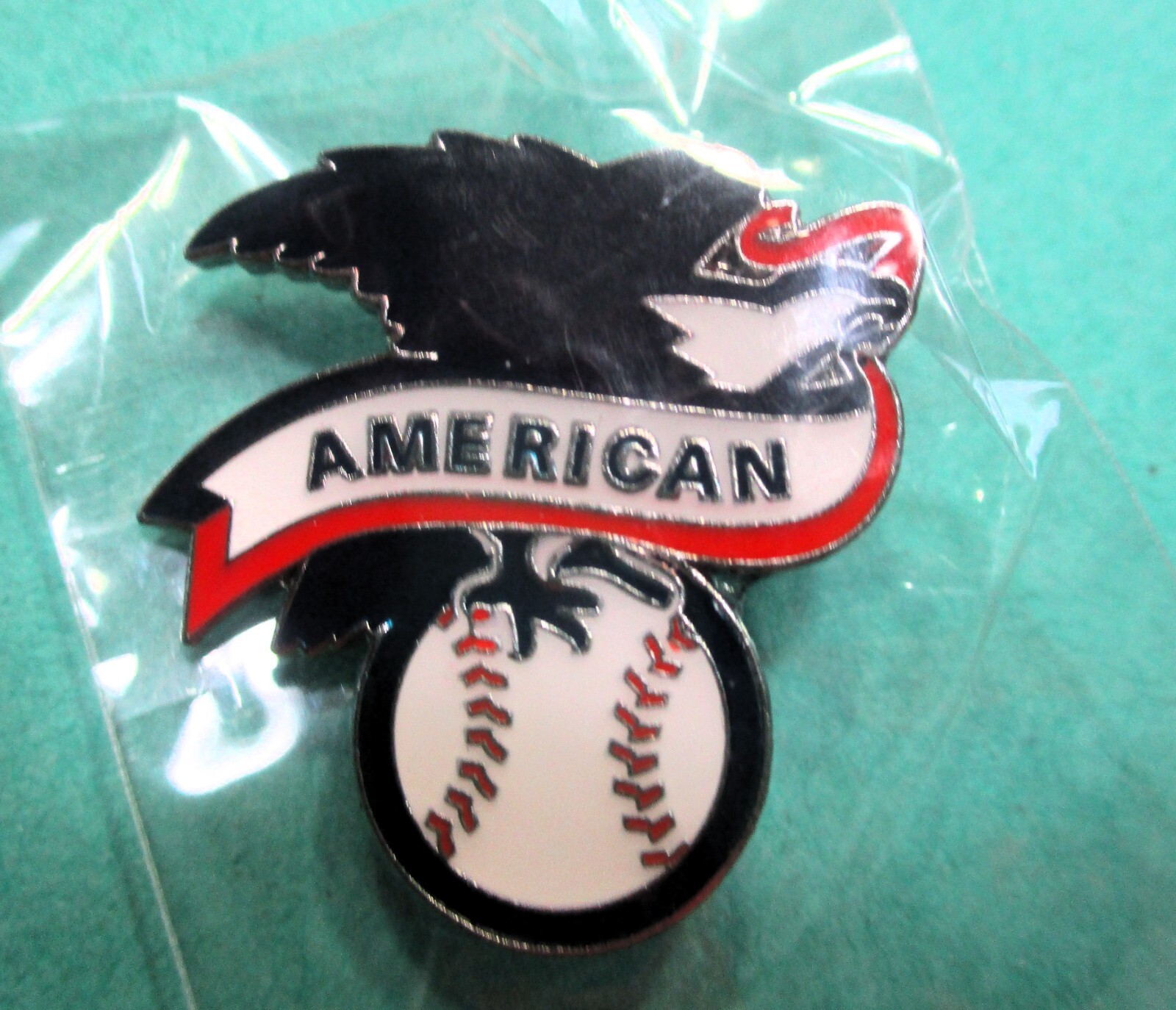 American League Logo MLB Baseball Lapel Pin New | eBay
