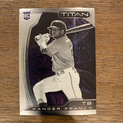 WANDER FRANCO ROOKIE CARD 2022 Titan #1 RC Baseball TAMPA BAY RAYS | eBay