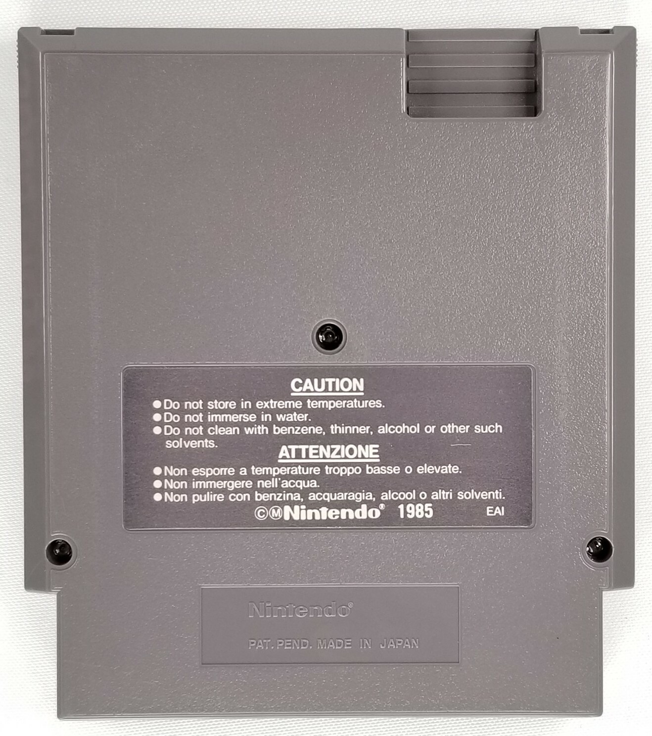 Super Mario Bros Nintendo NES MATTEL VERSION ITALY IMPORT RARE TESTED ...