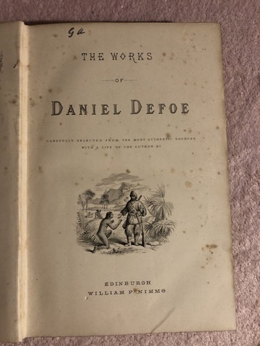 The Works Of Daniel Defoe 1872 | eBay UK