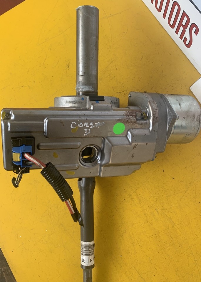 Vauxhall Corsa D Electric Power Steering Column + ECU 10-14 2 Plug Type ...