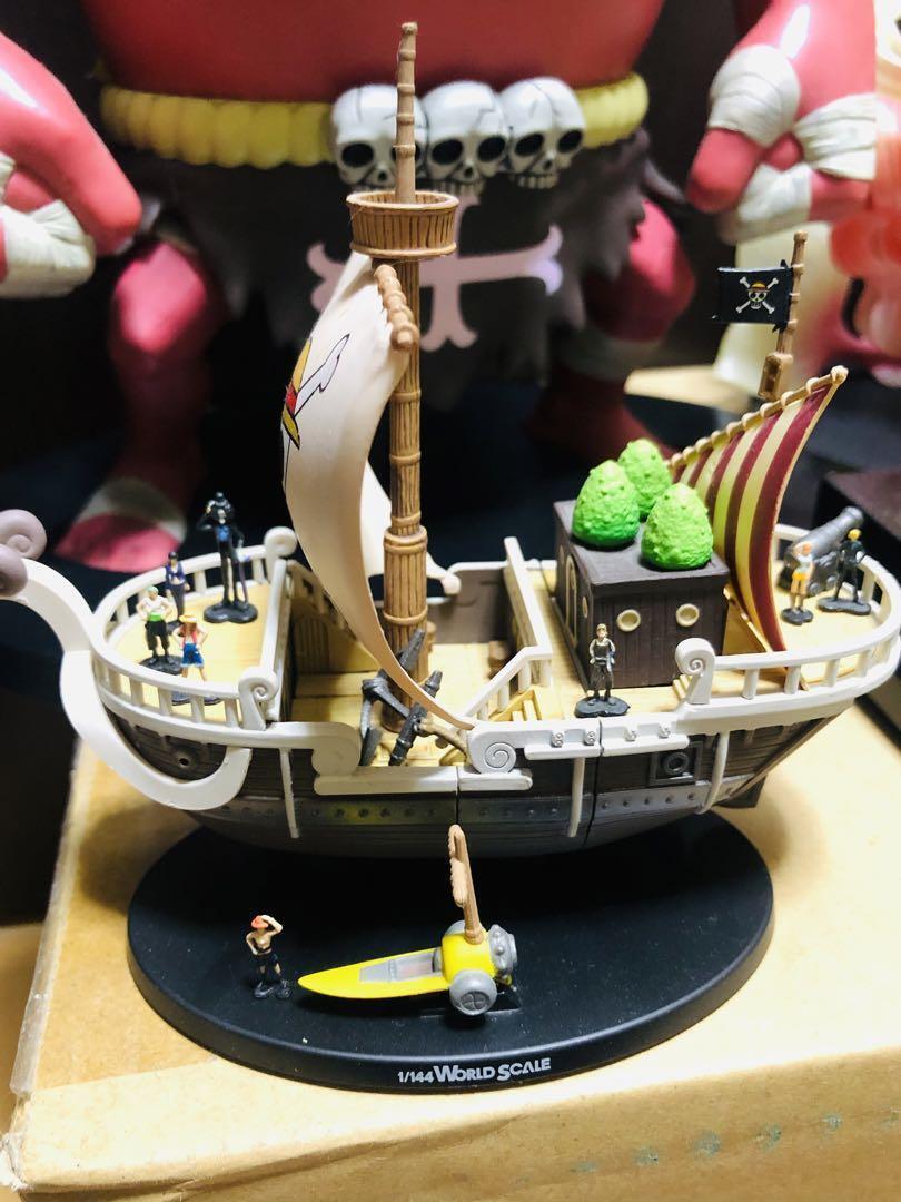 ONE PIECE 1/144 WORLD SCALE FIGURE oars 30cm, Shirahoshi, going merry ...