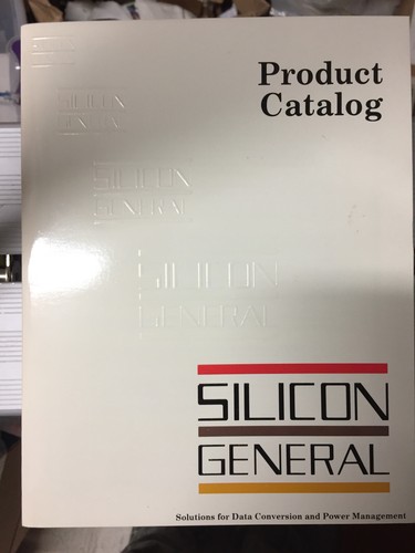 Data Book = Silicon General Analog Power Motion Data Memory ...