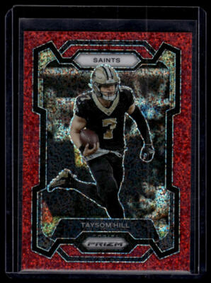 2023 Panini Prizm #217 Taysom Hill Red Sparkle Prizms | eBay