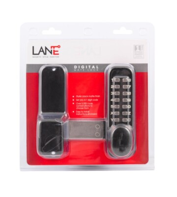 Lane L997752 Digital Gate Lock - Black | eBay Australia