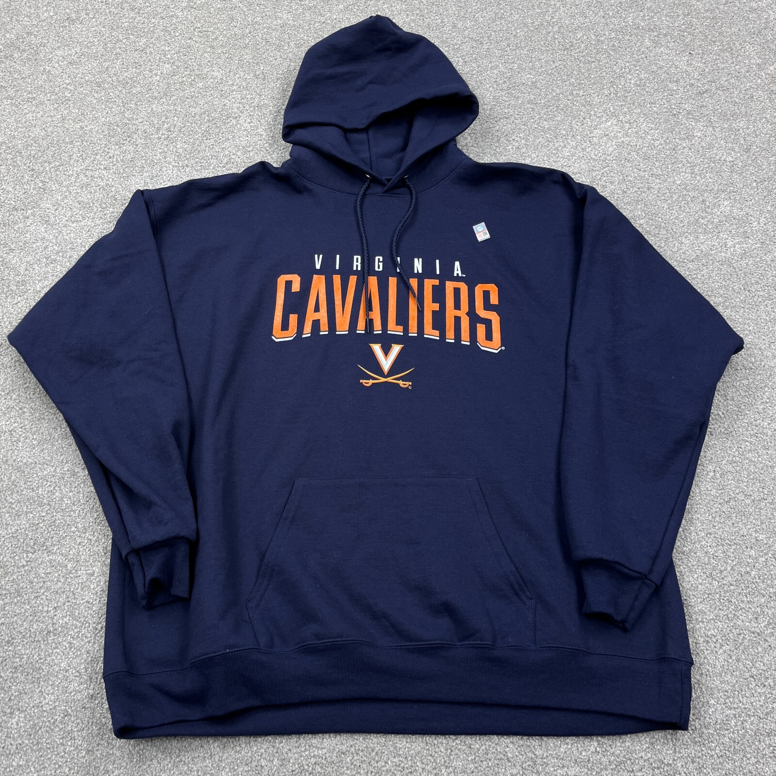 Virginia Cavaliers Hoodie Men XL Blue Orange Sweatshirt Sweater UVA ...