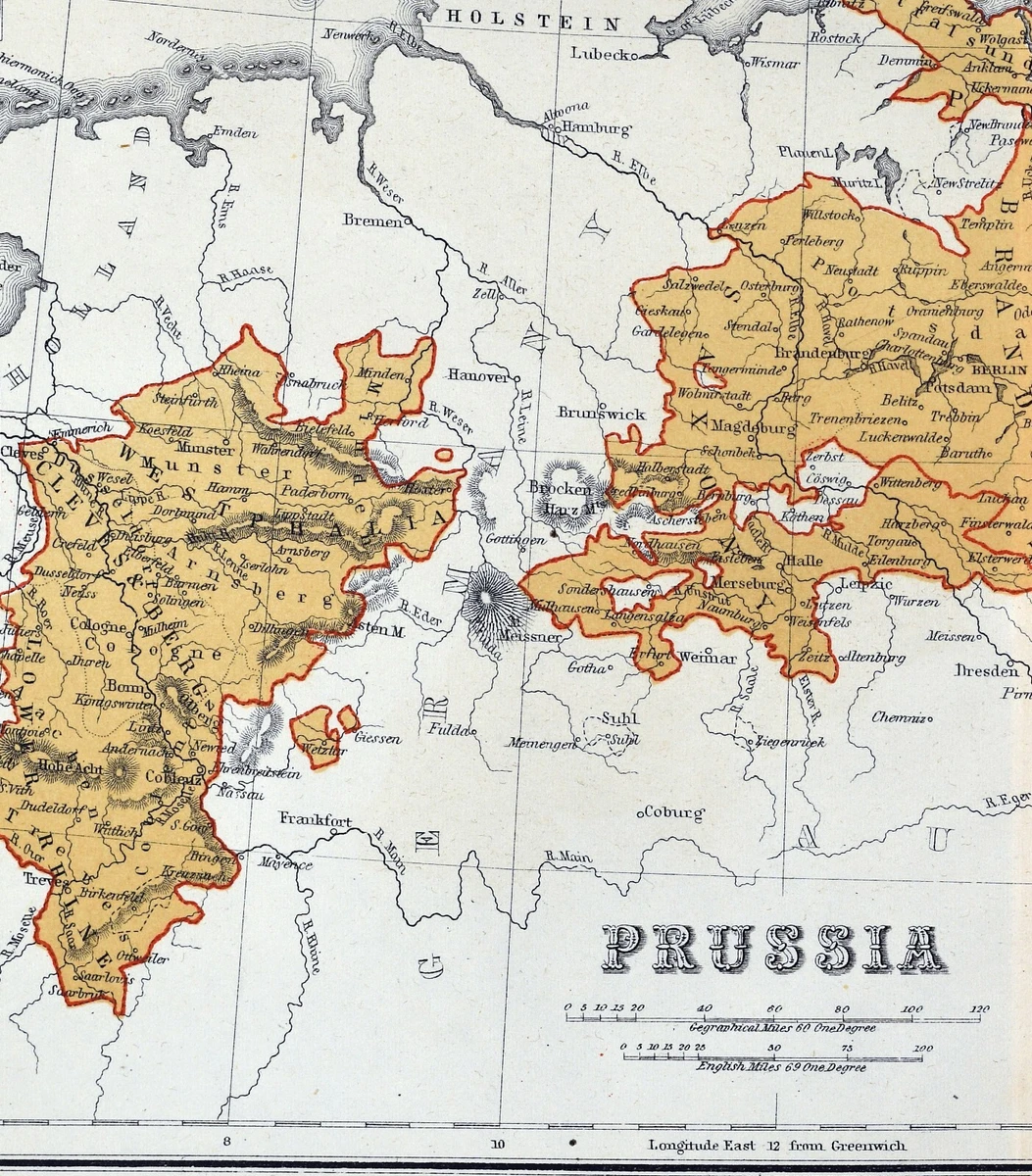 Europe 1900 Map Of Prussia