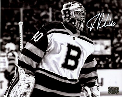 Tuukka Rask Boston Bruins Signed Autographed B/W 2019 Winter Classic ...
