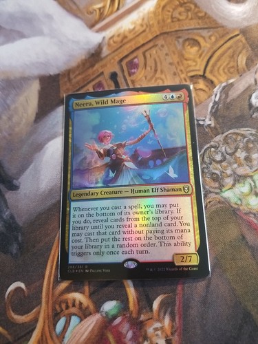 Neera Wild Mage Foil MTG Commander Legends: BFBG - Pack Fresh - | eBay