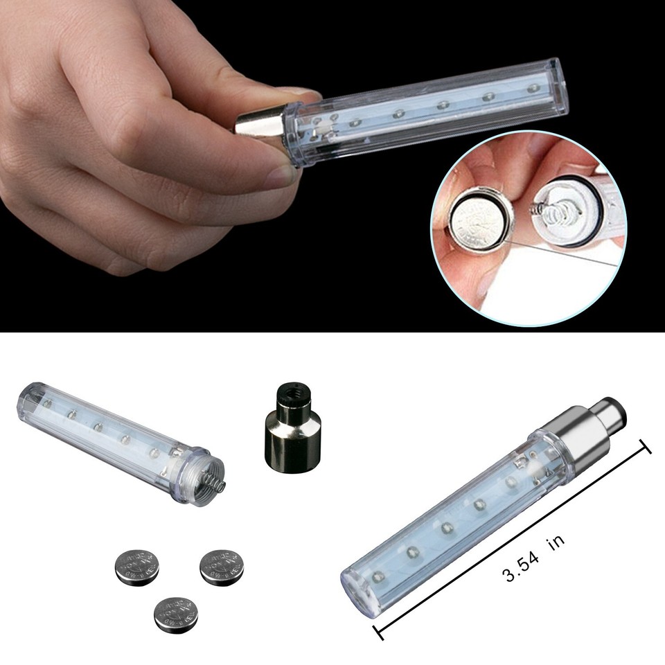 2Pcs Valve Stem LED CAP for Bike Bicycle Car Motorcycle Wheel Tire ...