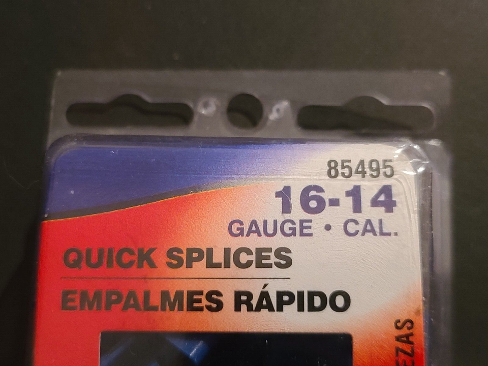 Dorman 85495 16-14 Gauge Quick Splice Terminal, Blue - 25 PACK | eBay