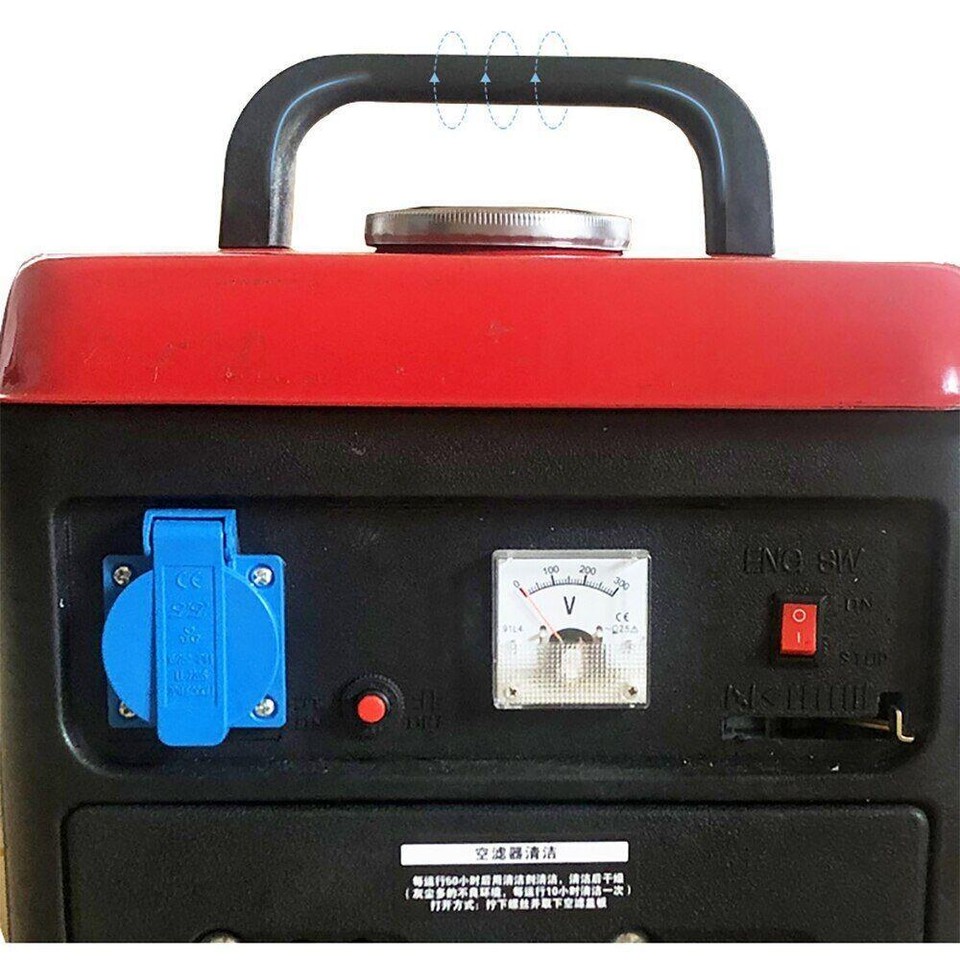 650W Small Gasoline Generator Home Mini Single-Phase Inverter Power ...