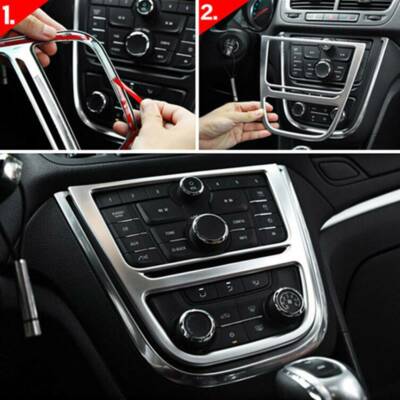 For Buick Encore 12 -16 Chrome Center Console A/C Switch Button Panel ...